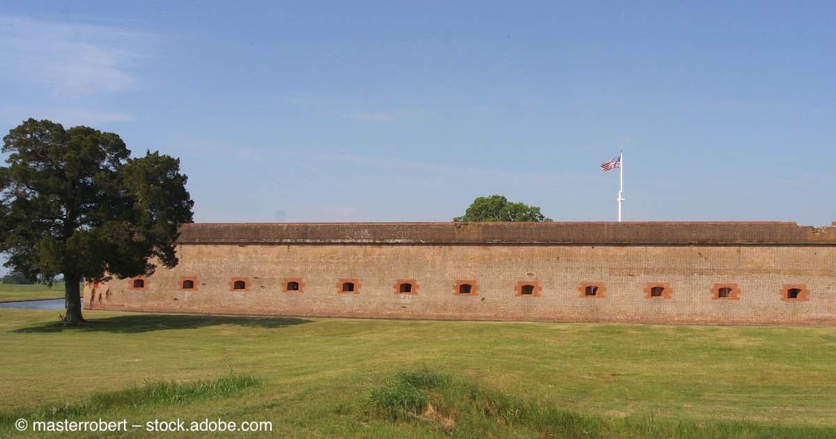 Fort Pulaski National Monument Fort Pulaski, 1847, Savannah